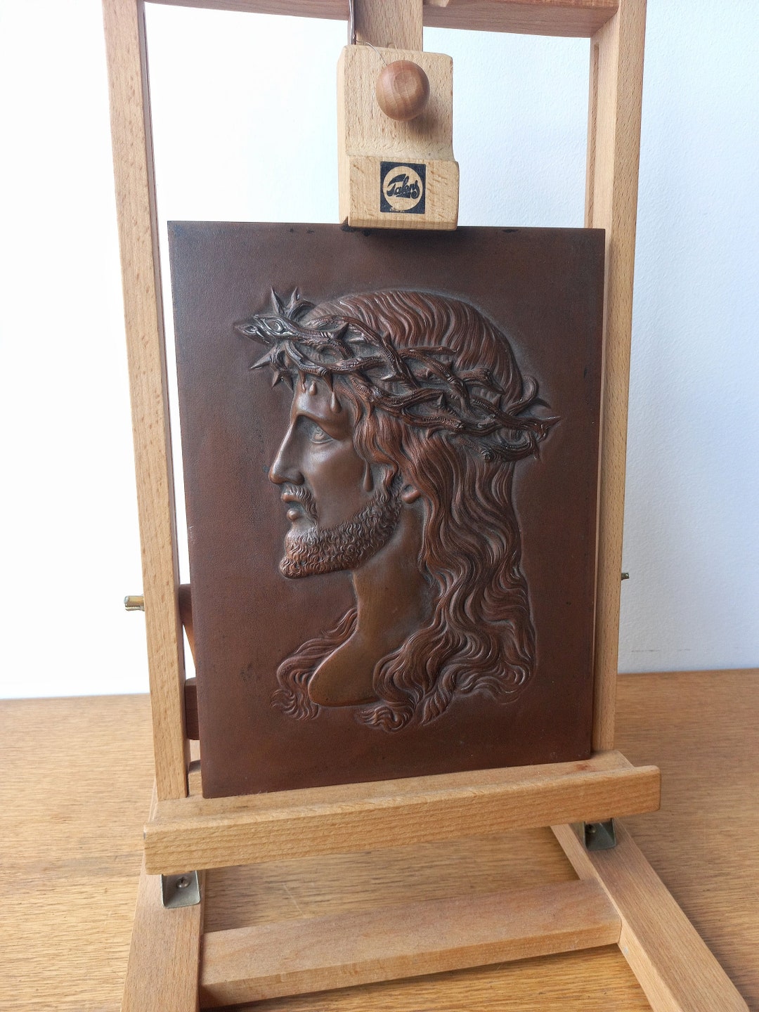Jesus Christ Plaque Bronze Relief Religous Christian - Etsy