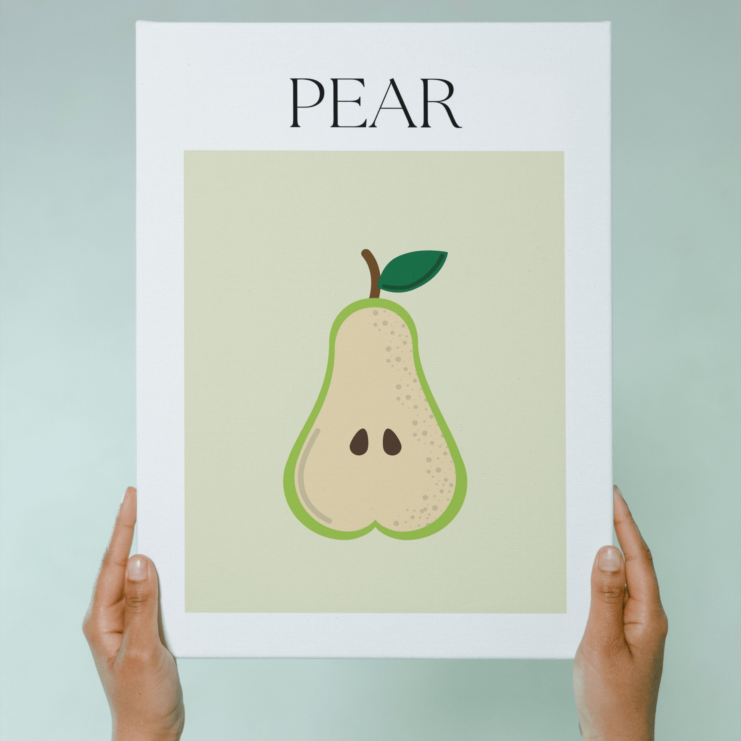 Kitchen Wall Art Set of 6 Prints Colorful Fruit Poster - Etsy