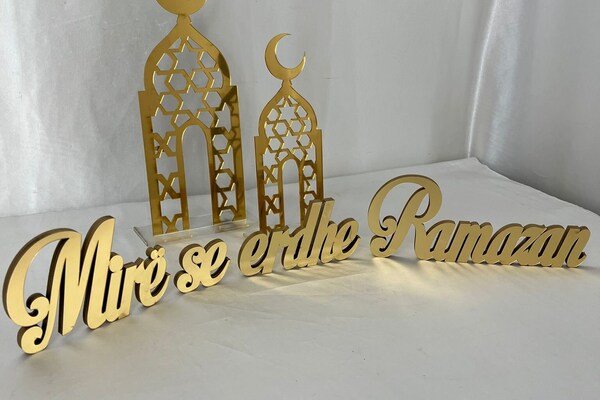 Islamic Acrylic Signs With Wooden Stand Eid Decor Ramadan - Etsy Canada