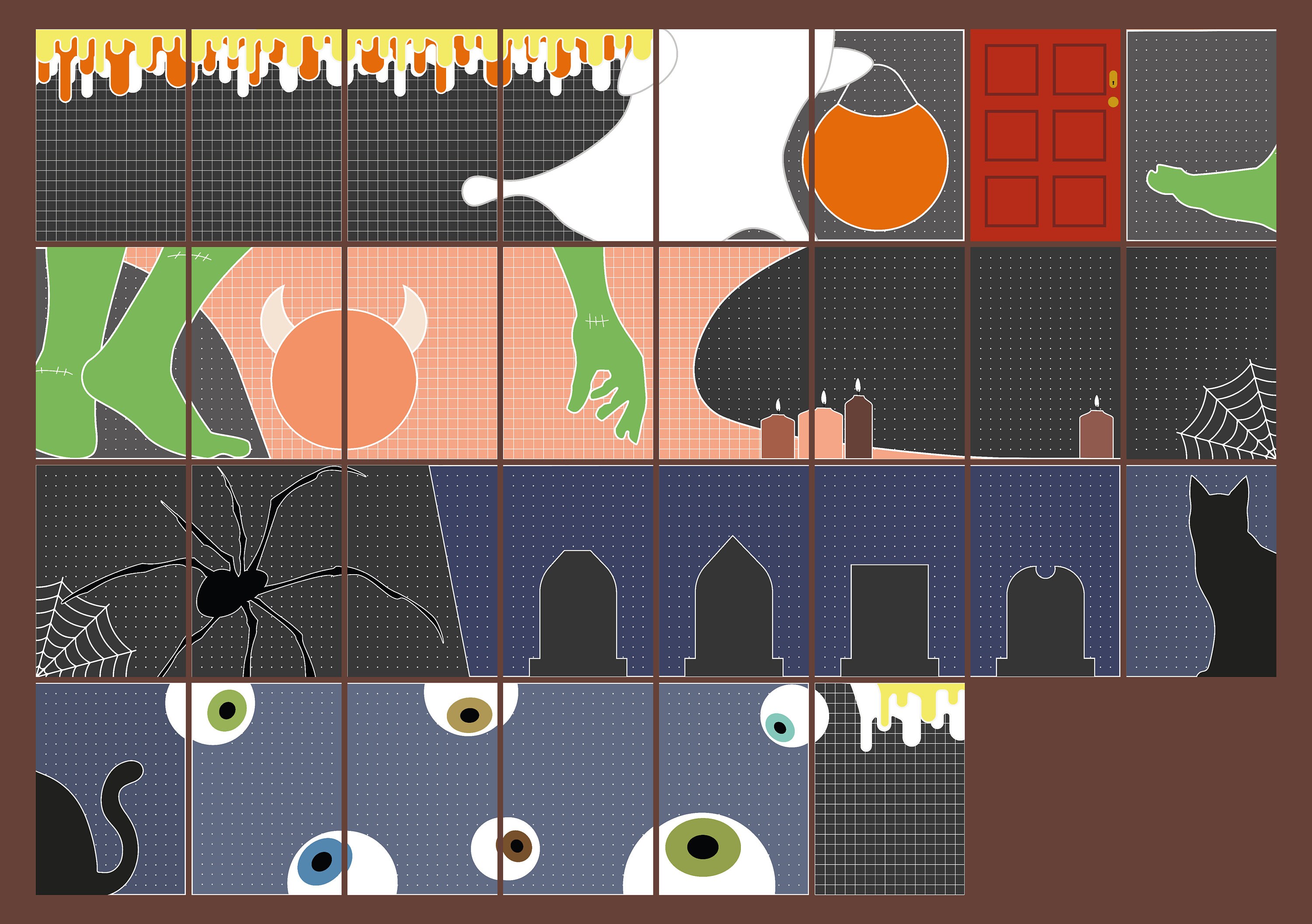 Halloween Digital Note Paper Templates, Student Note Paper, Note Taking ...