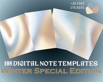 Halloween Digital Note Paper Templates, Student Note Paper, Note Taking ...