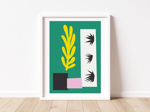 Henri Matisse Inspired A3 Print Digital Print Digital Art - Etsy