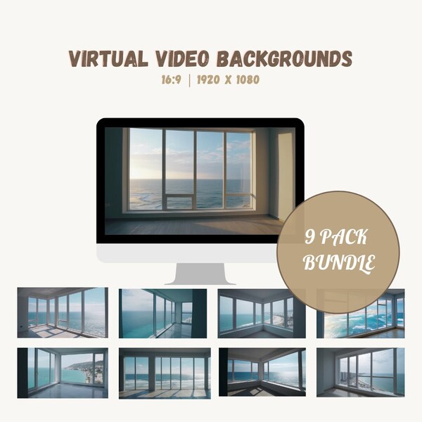 Zoom Background Ocean View - Etsy