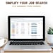 Job Application Tracker, Digital Job Search Tracker, Job Hunt Planner ...