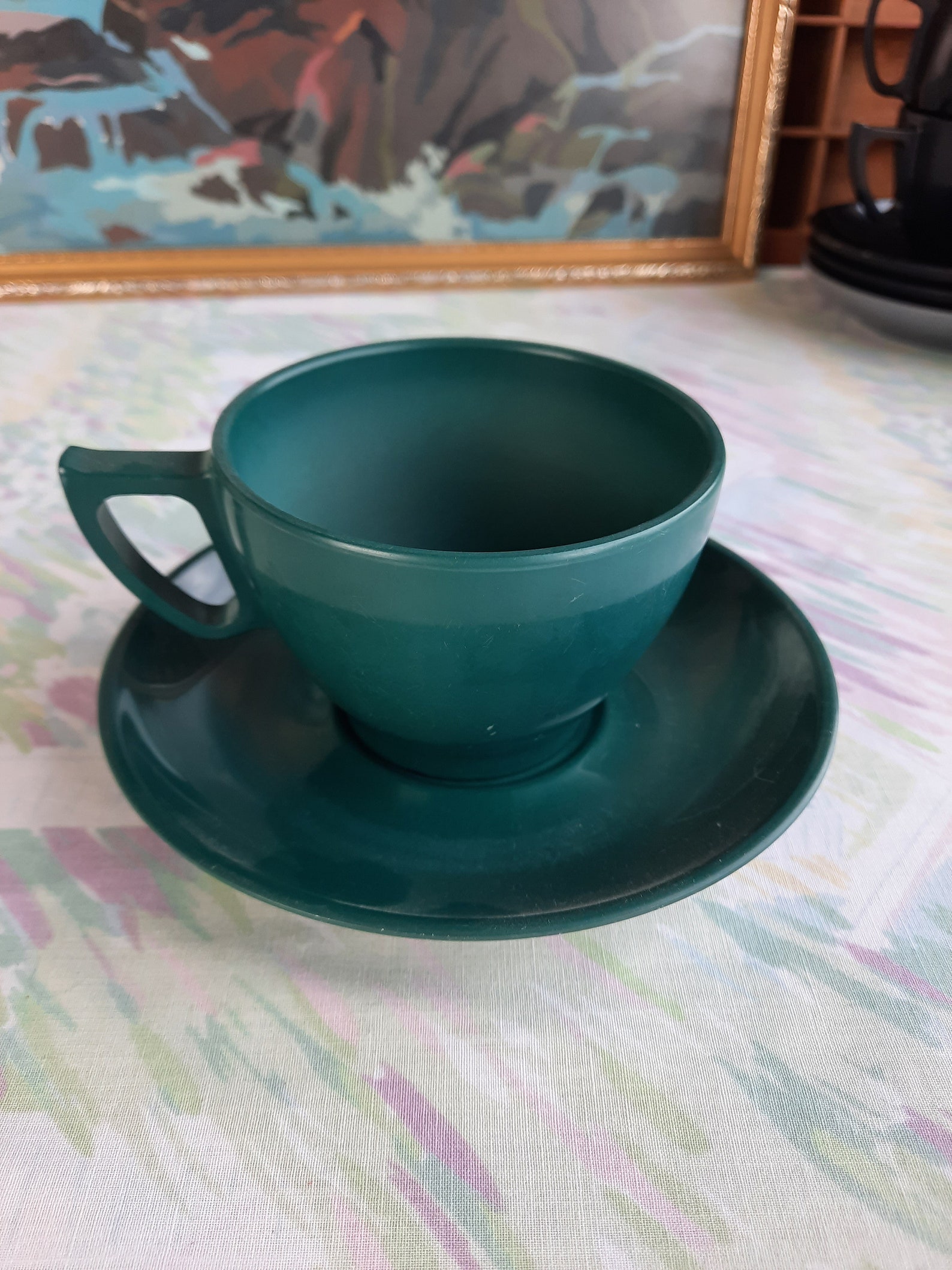 1960s Melaware Cups and Saucers, in Variety of Colours | Vintage ...