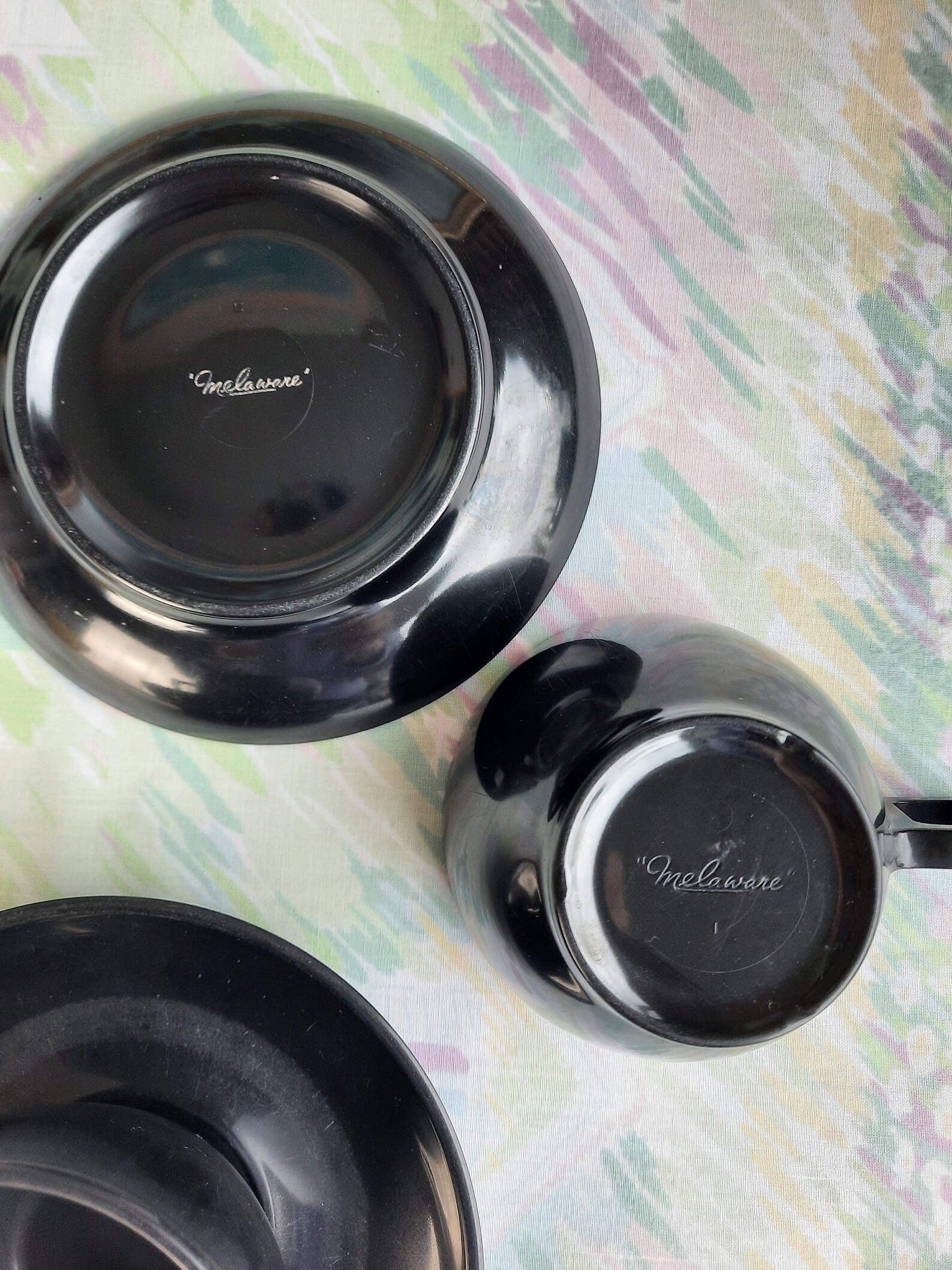 1960s Melaware Cups and Saucers, in Variety of Colours | Vintage ...