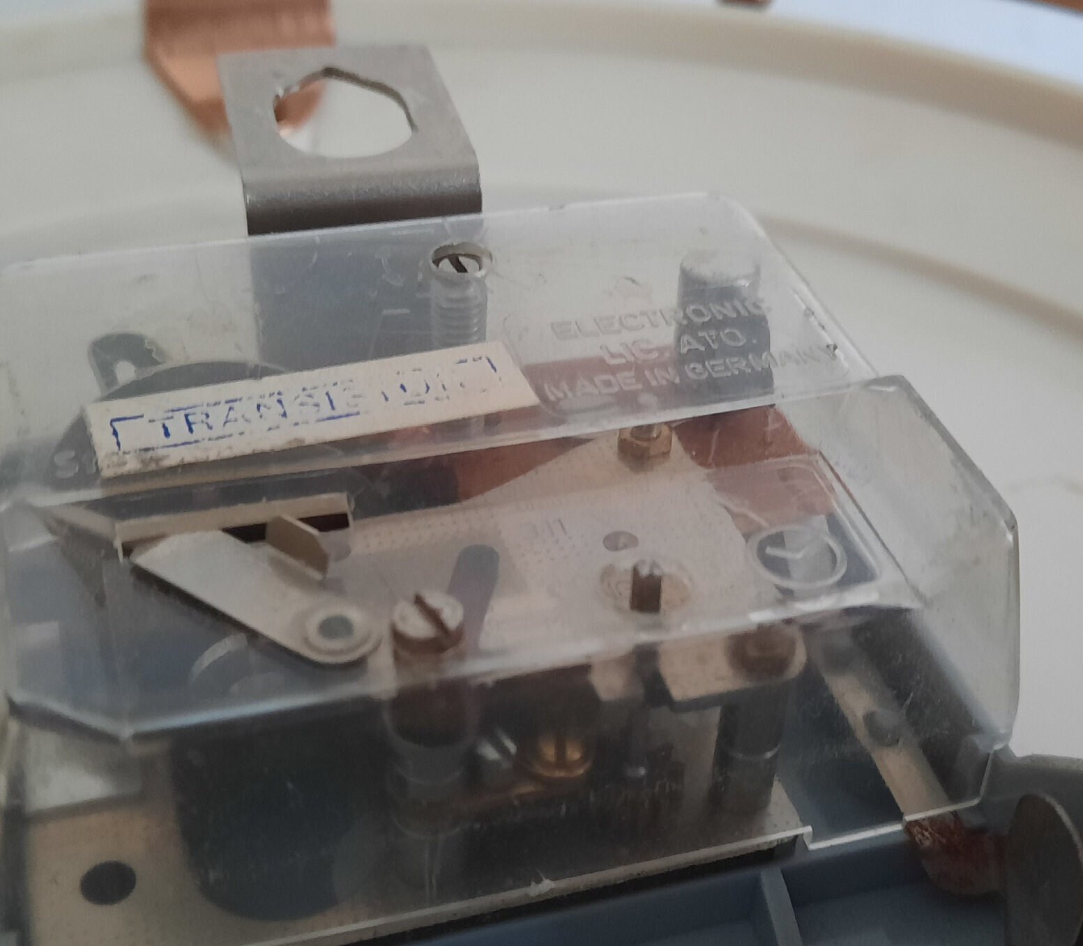 1960s Metamec Clock With Original Battery-operated Mechanism Rose Gold ...