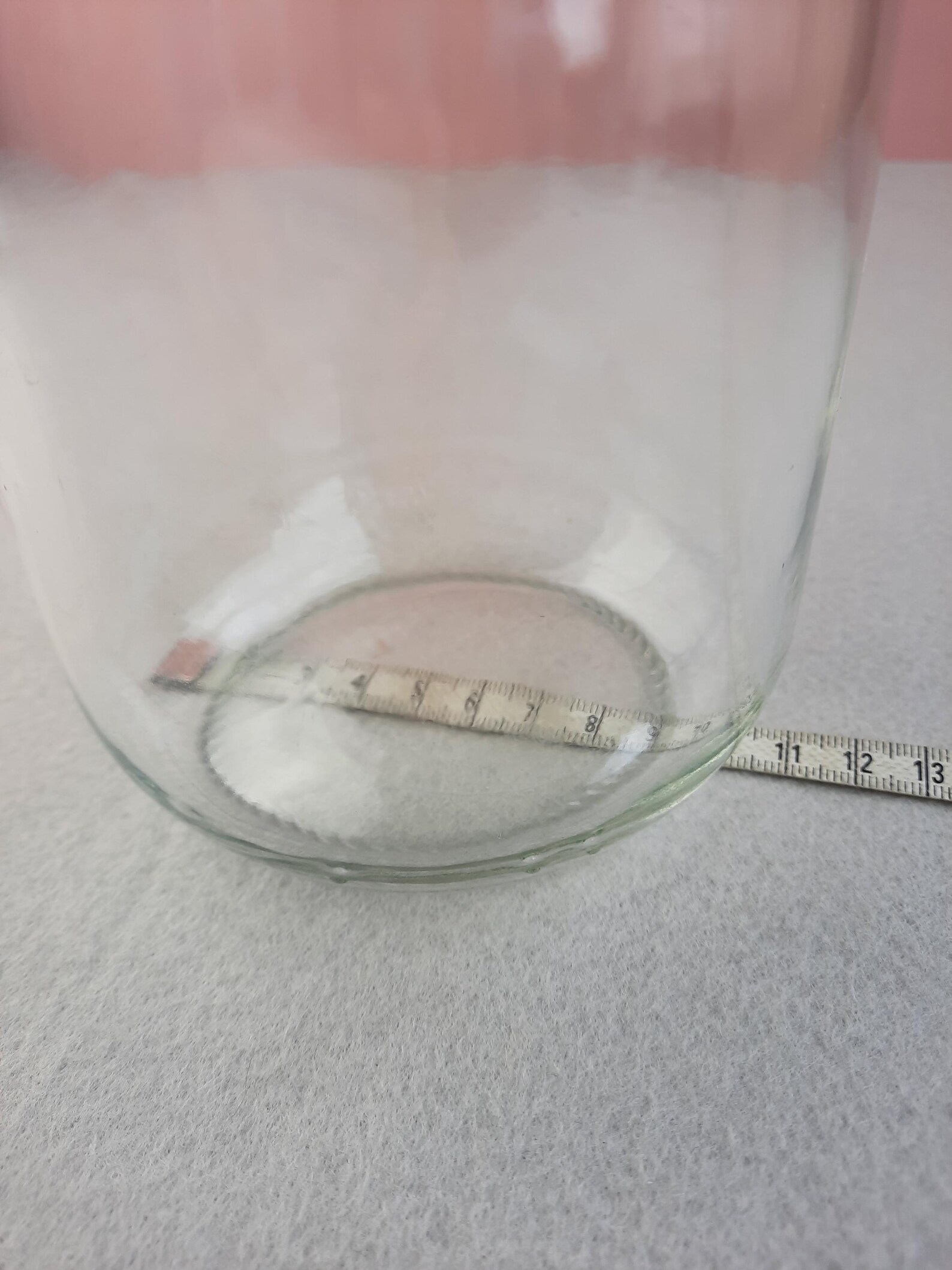 Vintage French Flour Sifter | Clear Glass Jar & Screw on Green Plastic ...