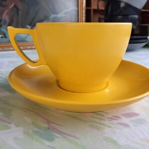 1960s Melaware Cups and Saucers, in Variety of Colours | Vintage ...