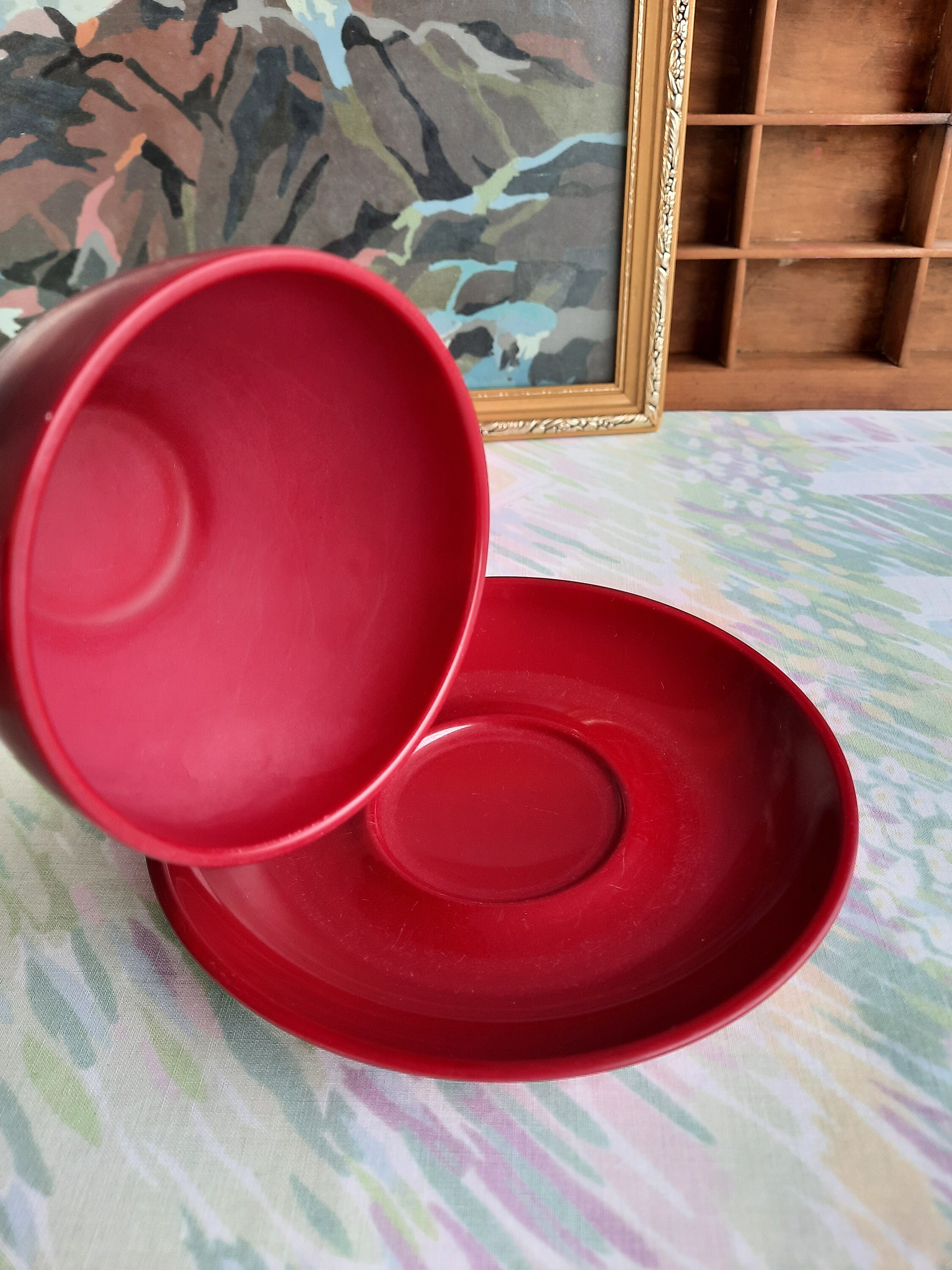 1960s Melaware Cups and Saucers, in Variety of Colours | Vintage ...