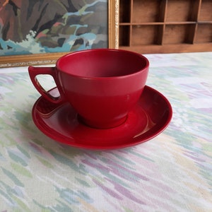 1960s Melaware Cups and Saucers, in Variety of Colours | Vintage ...