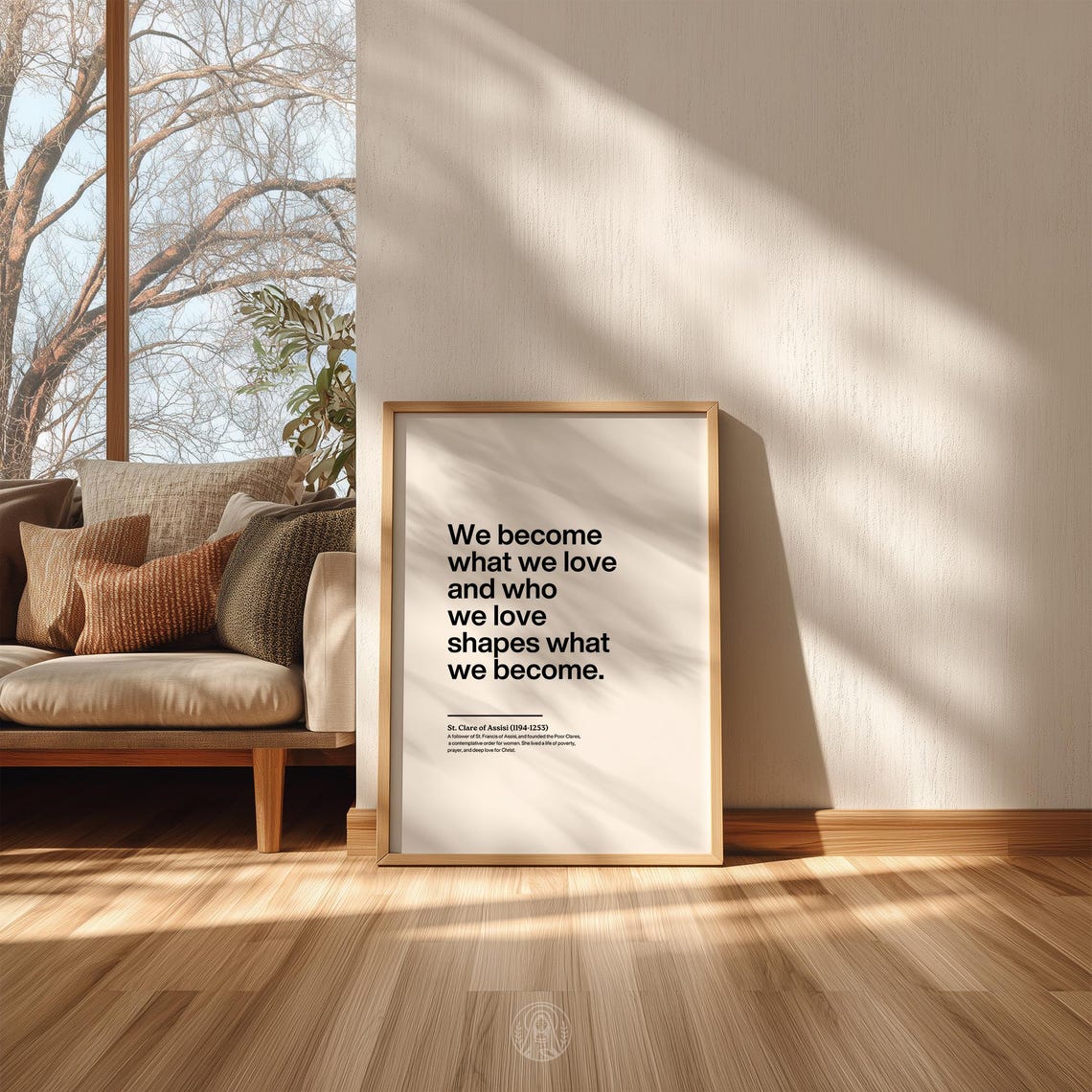 St Clare of Assisi Printable Quote, Inspirational Catholic Home Decor ...