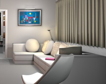 Home Plan up to 4 Rooms Plan Layout Interior Design Personalization ...