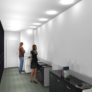 Office Layout and Renderings Small Project Example Space Renovation - Etsy