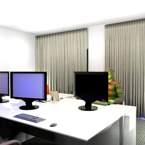 Office Layout and Renderings Small Project Example Space Renovation - Etsy