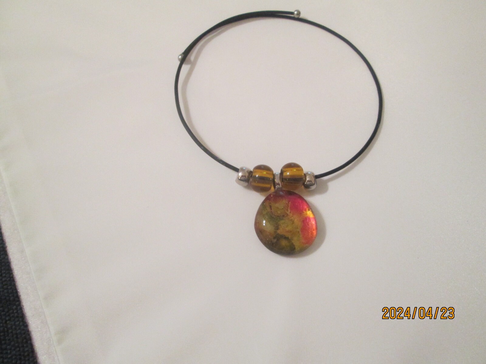 Summer Fun Handcrafted Memory Wire Necklace - Etsy