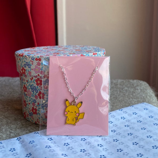 Pikachu Necklace - Etsy