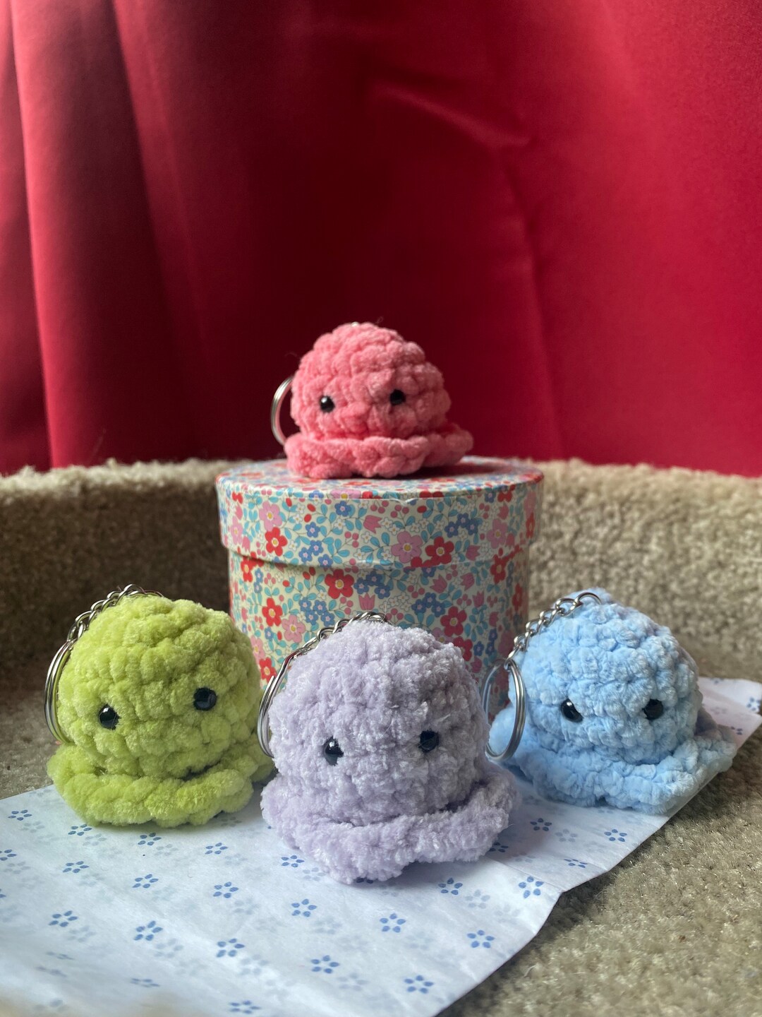 Octopus Key Ring - Etsy