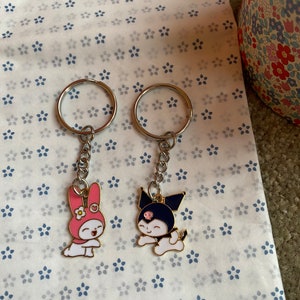 Matching Keychains My Melody Kuromi - Etsy