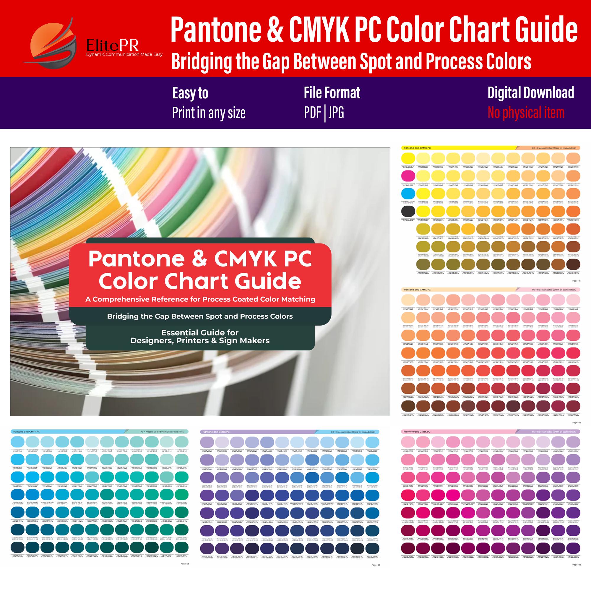 2020 Cmyk Color Chart Template Fillable Printable Pdf