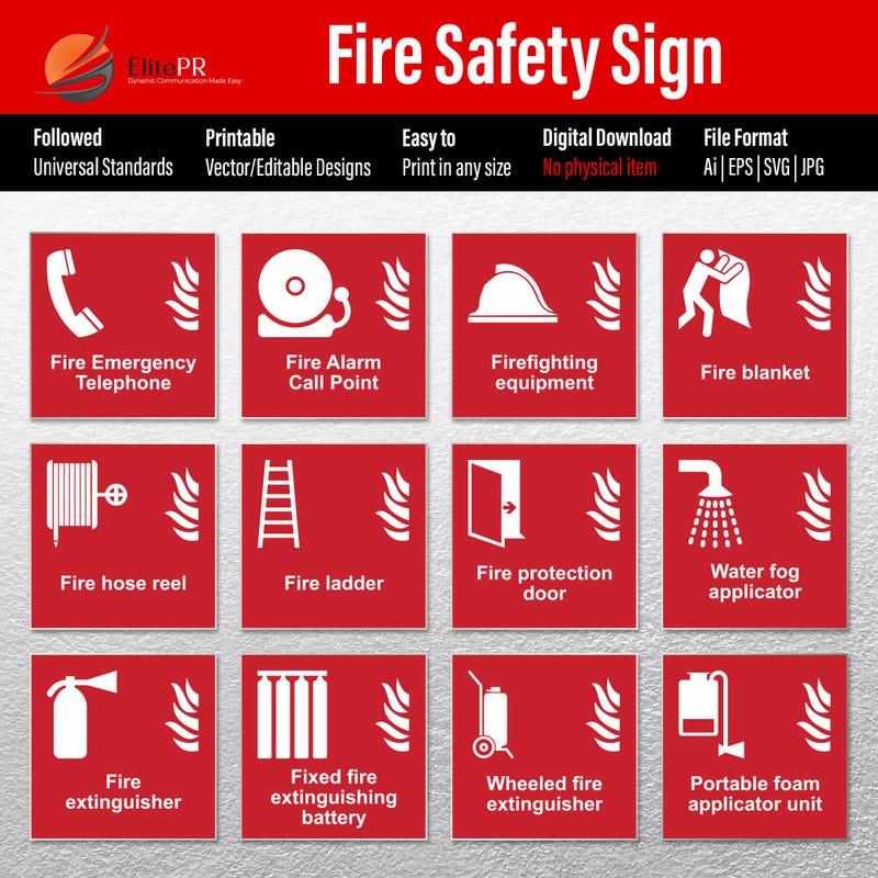 Fire Safety - Etsy