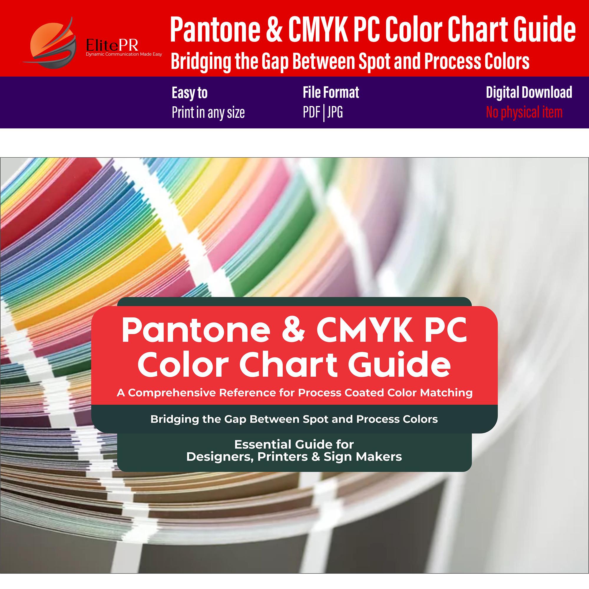 Pantone and CMYK PC Color Chart Guide | Essential Reference for ...