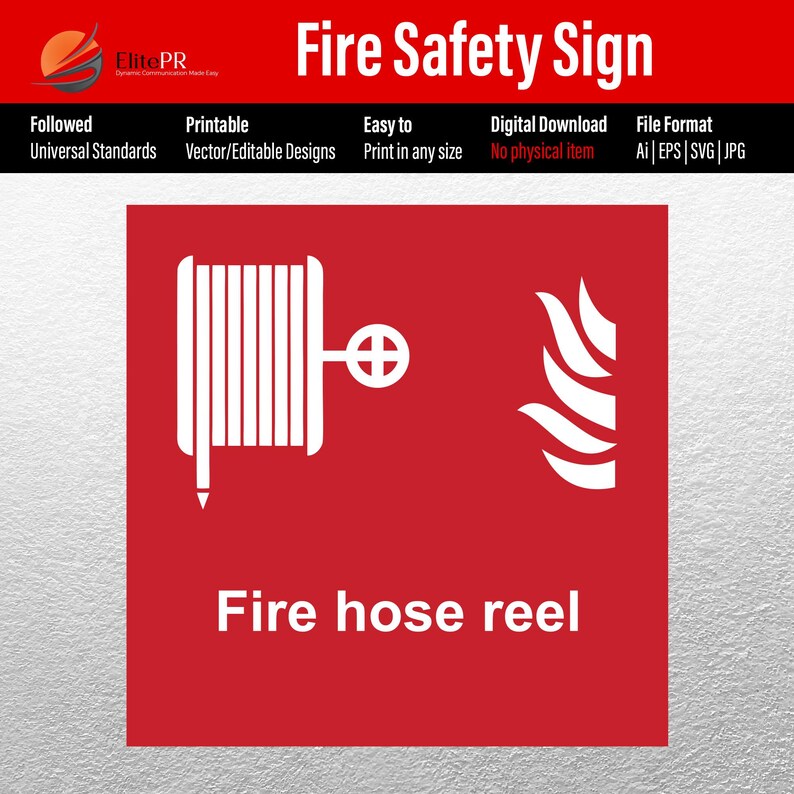 Fire Safety Signs | Printable Fire Equipment Label | Emergency Fire ...