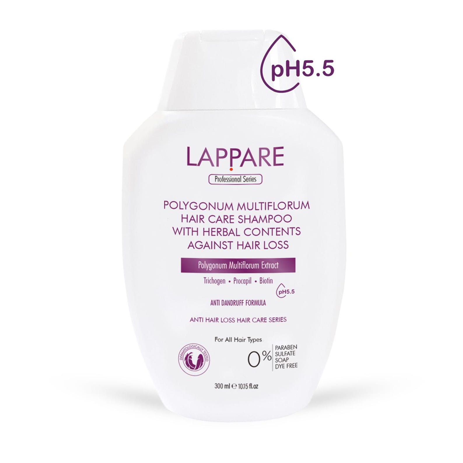 Lappare Hair Care Shampoo - Polygonum Multiflorum, Biotin, Procapil ...