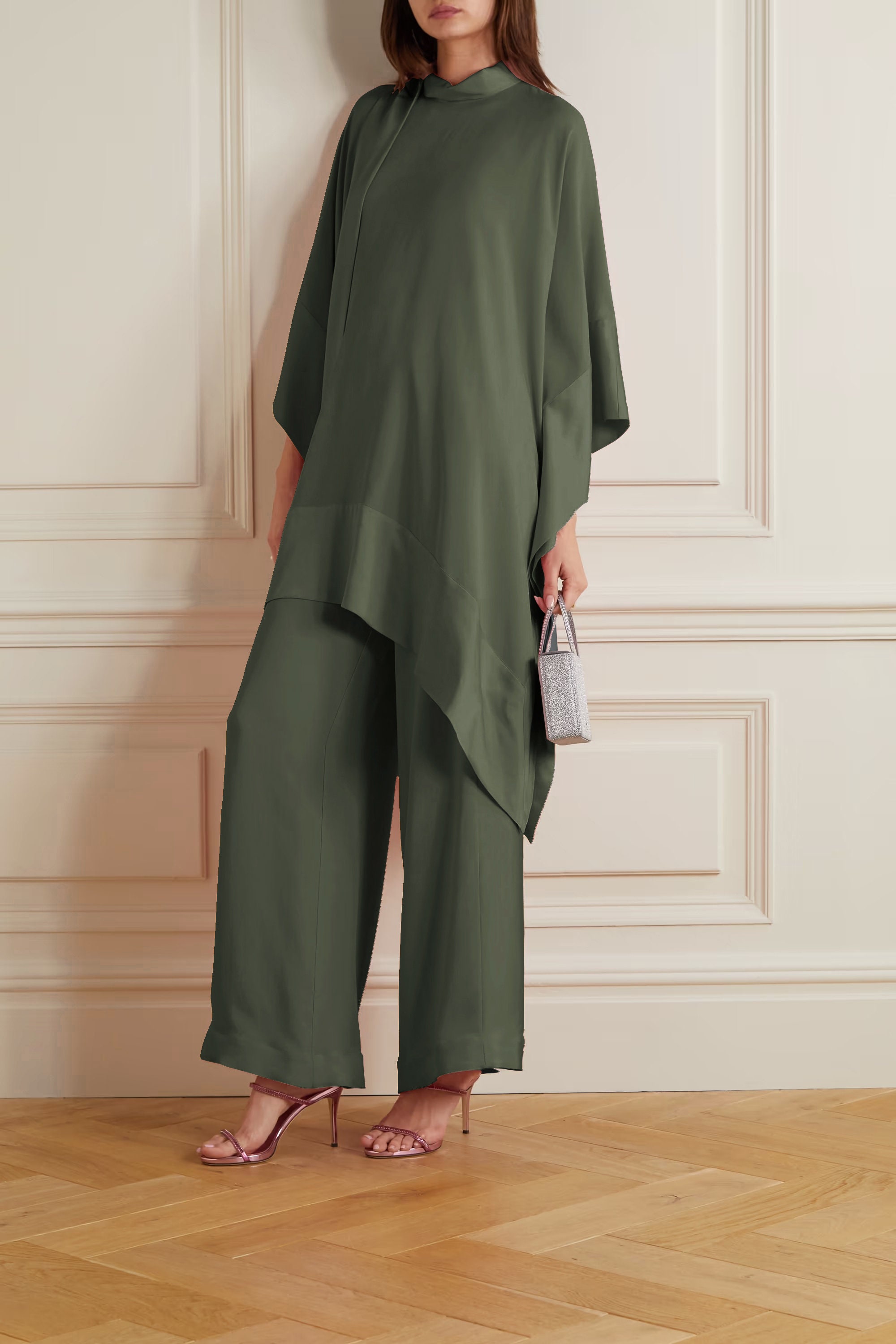 Home Wear Full Pair, Modest Set Women Outfit, Office Wear Kaftan for ...