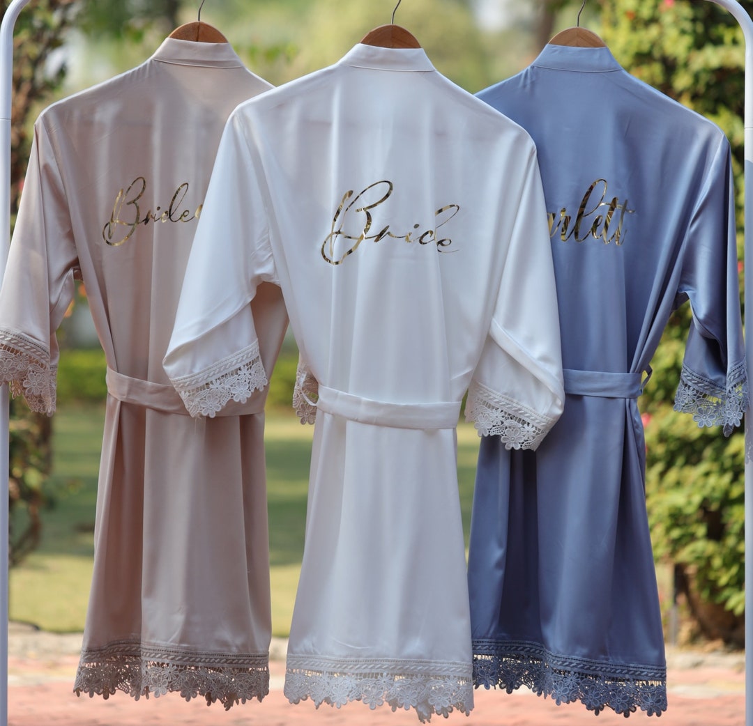 Getting Ready Robes, Bridal Party Gift, Bridesmaid Robes Set ...