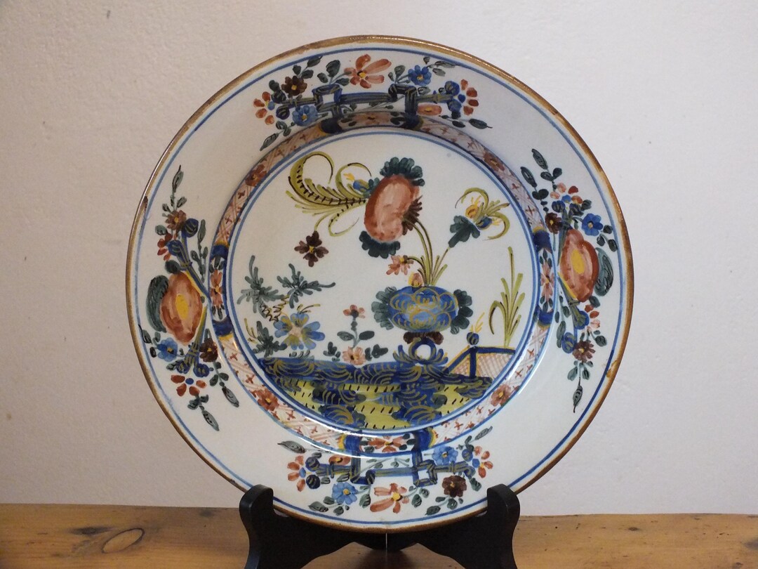 Rare Plate Italy, Faenza Garofano, Late 18th Century - Etsy