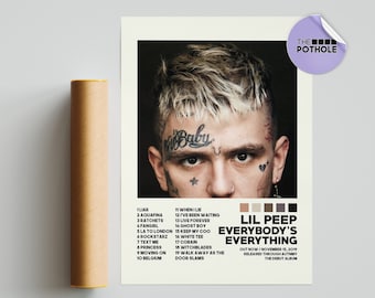 Lil Peep Album Cover Poster - Etsy