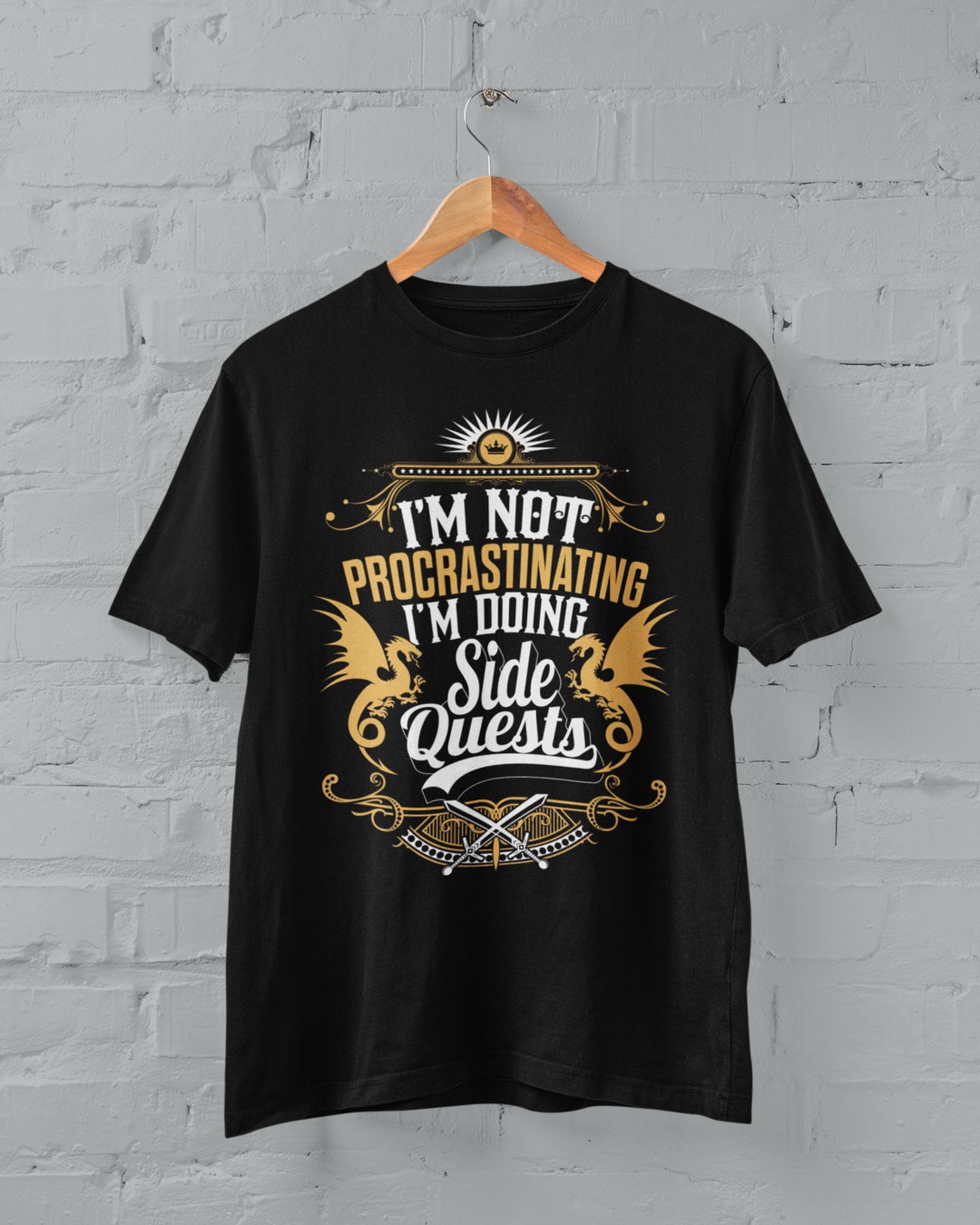 I'm Not Procrastinating I'm Doing Side Quests Funny Gamer T Shirt - Etsy