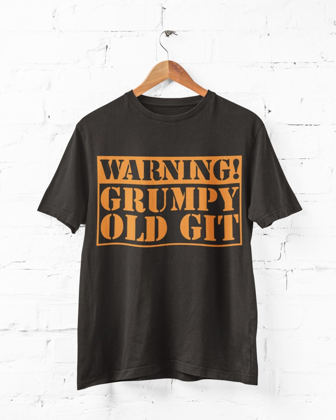 Funny T Shirt Warning Grumpy Old Git Dad Grandpa Gift Ideas - Etsy