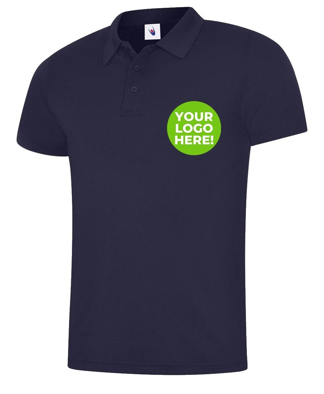 Custom Logo Workwear Polo Shirt: Easy Artwork Upload, Business Uniform ...