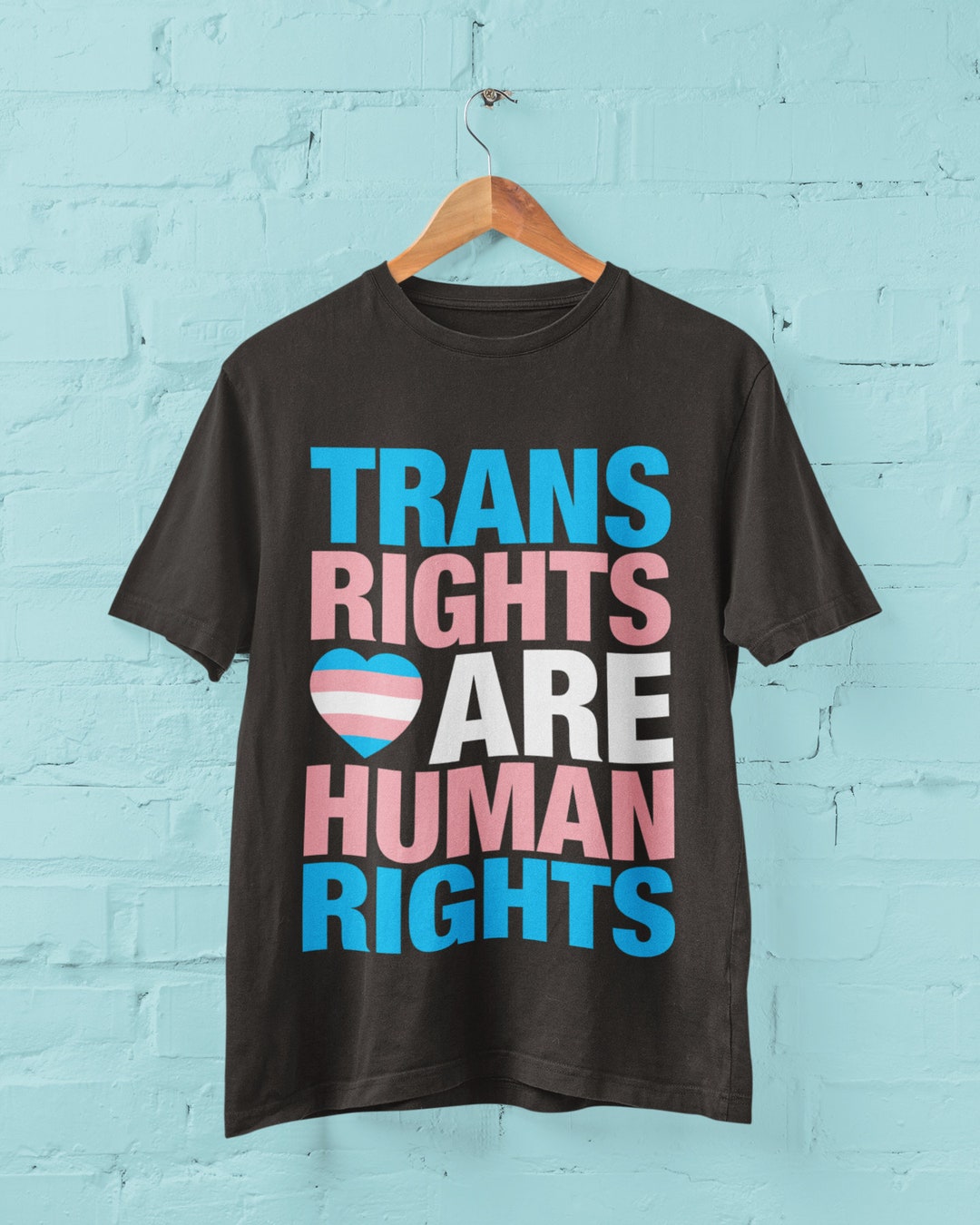 Activist T Shirt Trans Rights Are Human Rights Transgender Slogan - Etsy UK