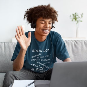 Funny T Shirt Brain Rot Gen Z Gen Alpha Top Gift Idea for Teenagers and ...