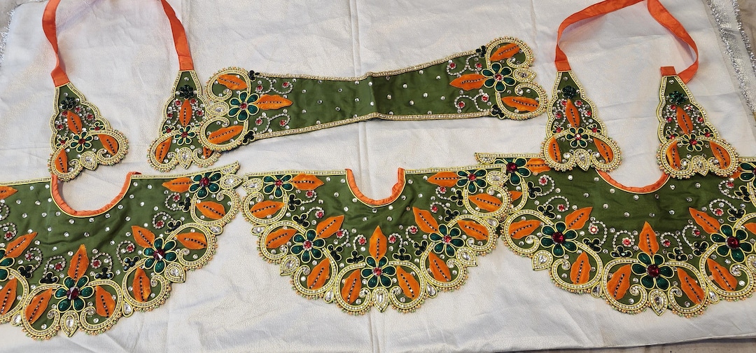 Traditional Jagannath Baldev Subhadra Outfit | Handmade Embroidered ...