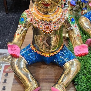 10nch Laddu Gopal Super Fine Brass,sitting Lala Called Laddu Gopal ...