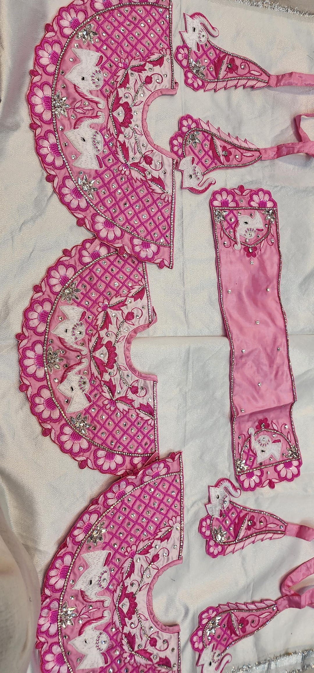 Handmade Jagannath Baldev Subhadra Dress, Embroidered Deity Outfit for ...