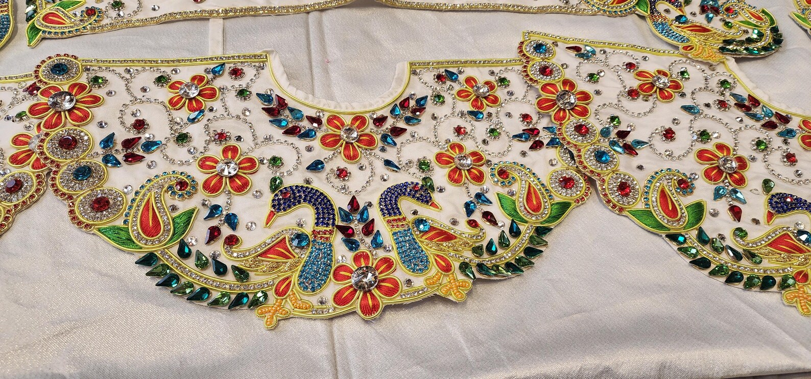 Jagannath Baldev Subhadra Handmade Outfit, Embroidered Dress for ...