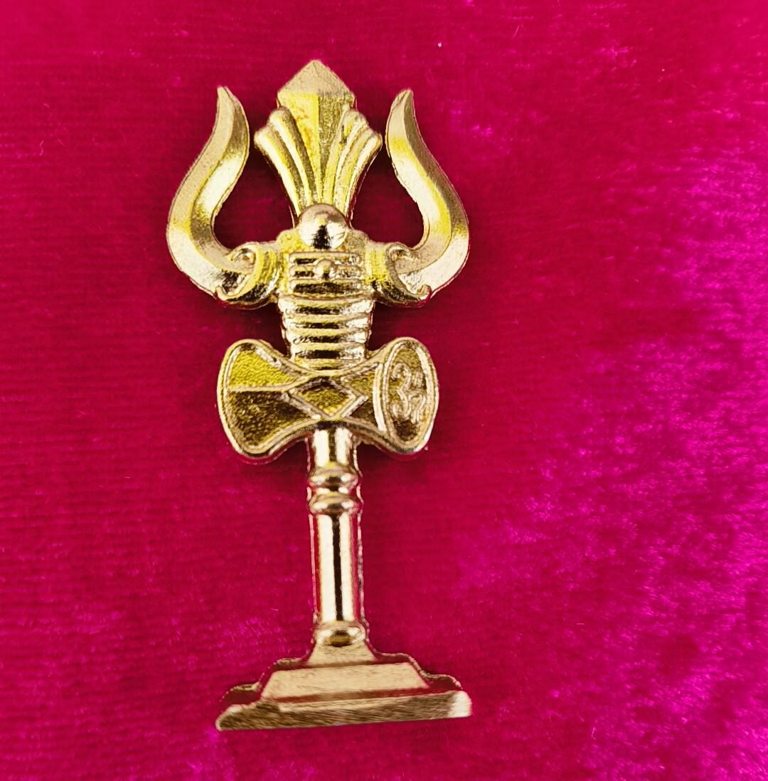 Trishul for Car Dashboard | Divine Protection & Energy | 3-inch Pooja ...