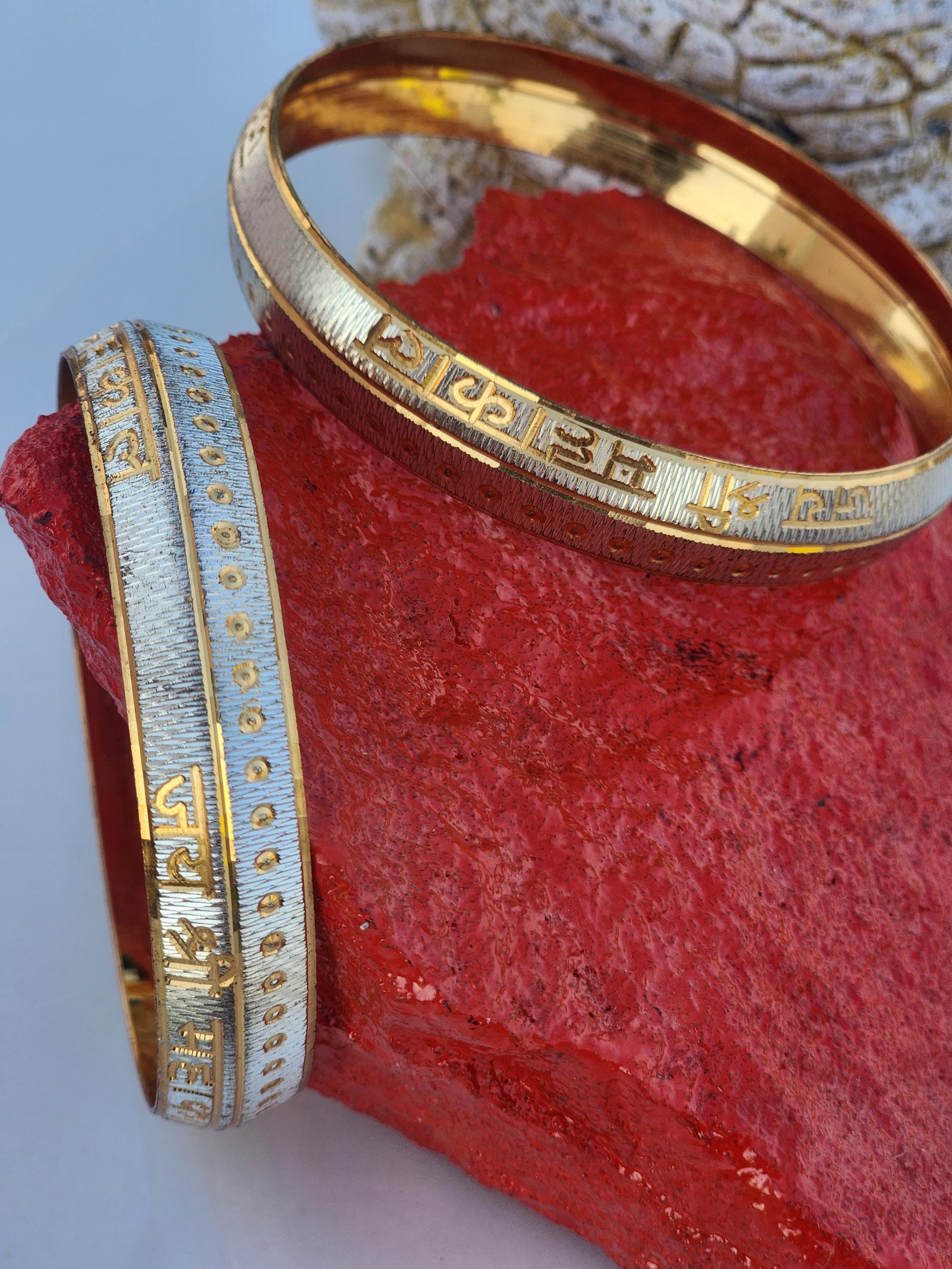Jai Shree Mahakal Bracelet | Shiva Mahadev Metal Kada | Free Size 3 ...