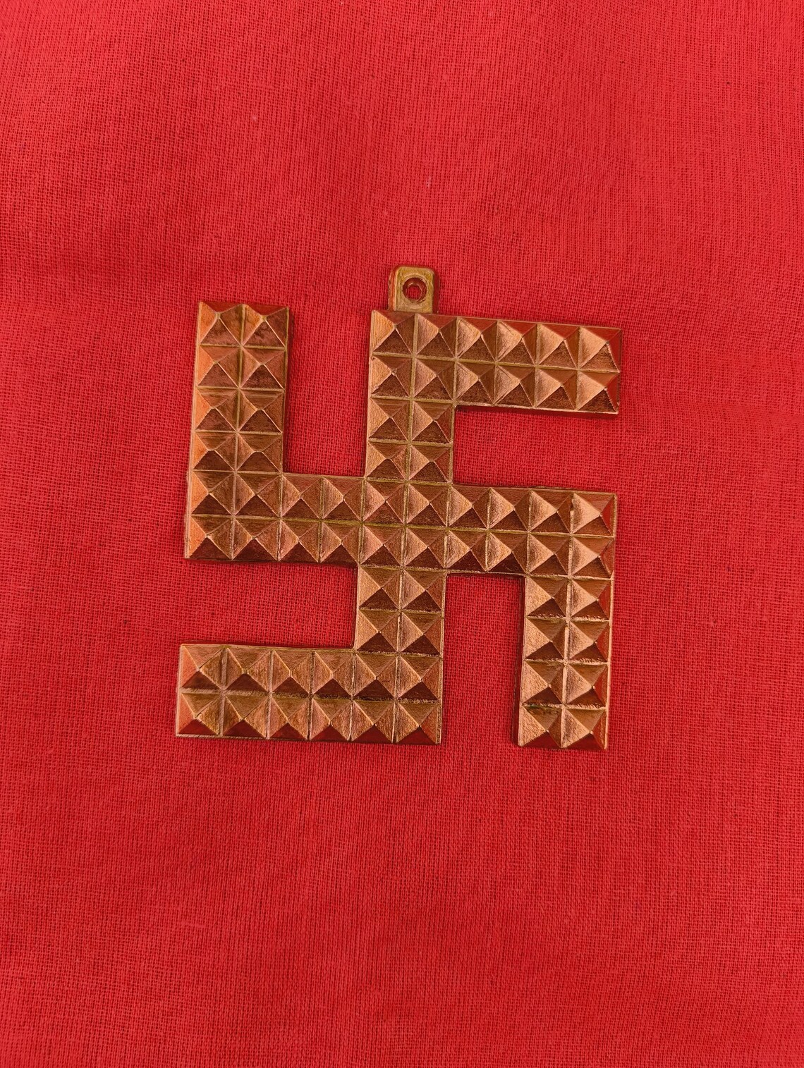 Akebi Swastik Pyramid | Copper Vastu Dosh Nivaran | 4-inch Sacred ...