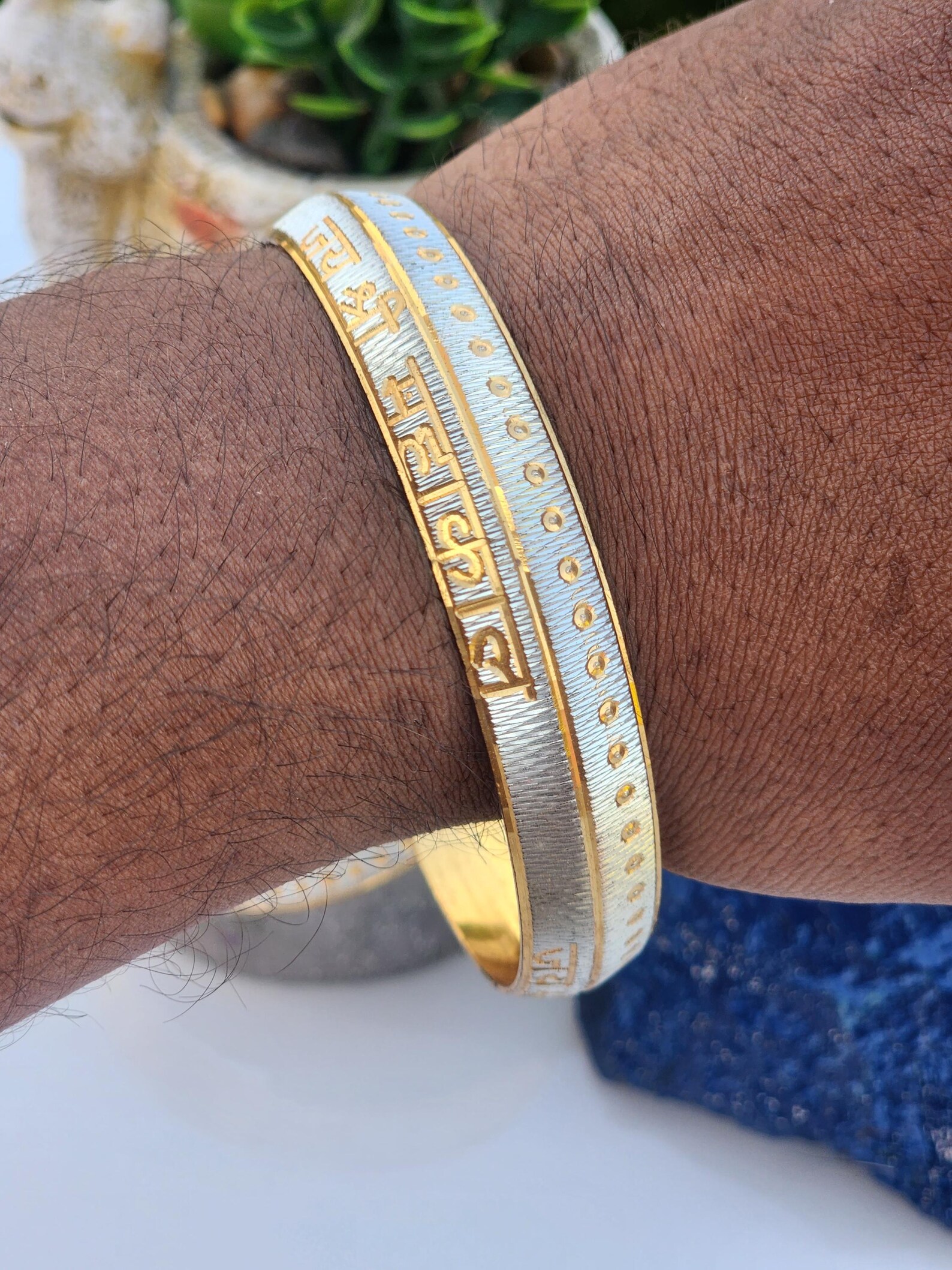 Jai Shree Mahakal Bracelet | Shiva Mahadev Metal Kada | Free Size 3 ...