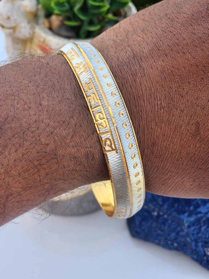 Jai Shree Mahakal Bracelet | Shiva Mahadev Metal Kada | Free Size 3 ...