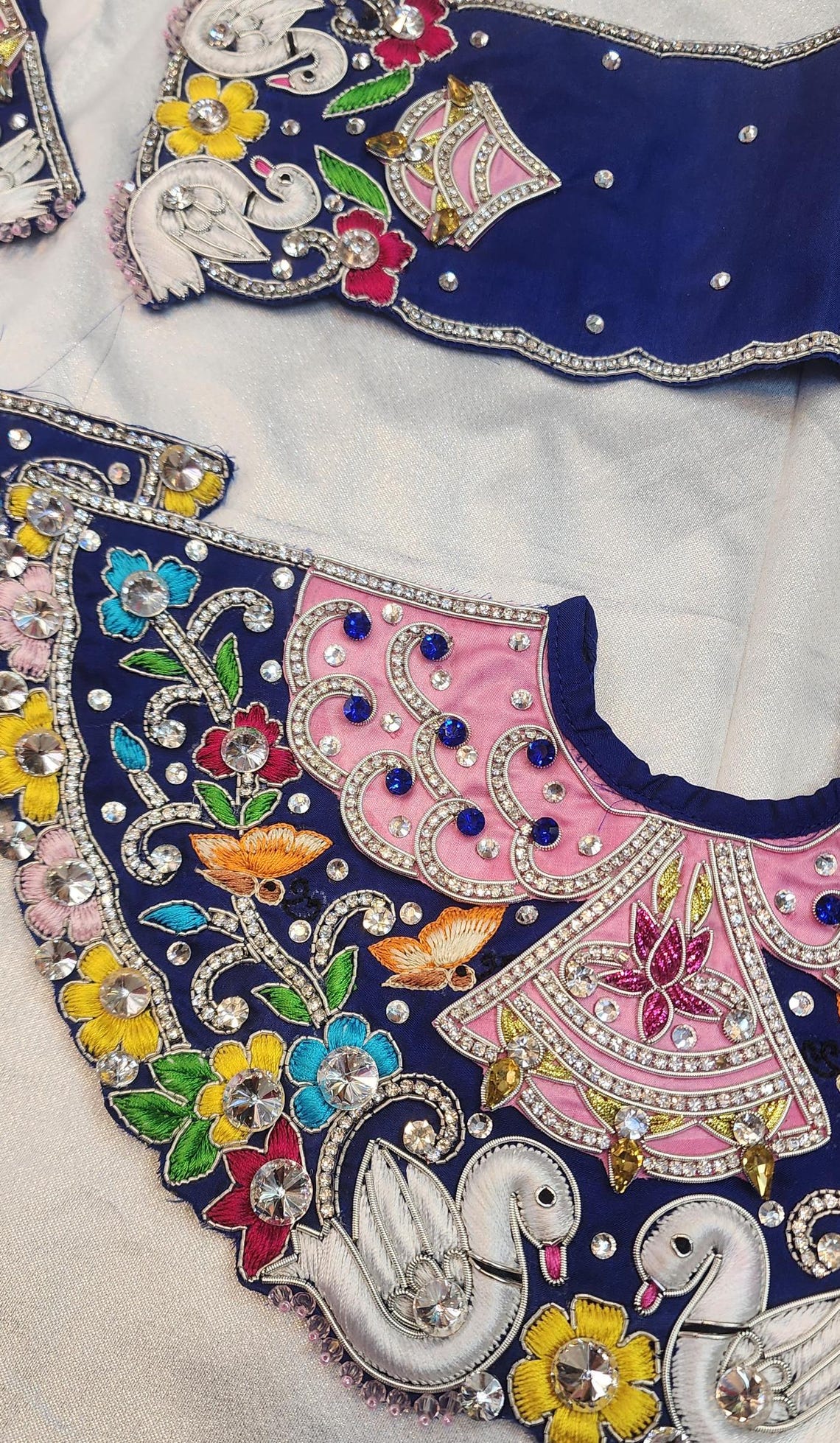 Jagannath Baldev Subhadra Outfit, Handmade Embroidered Dress for ...