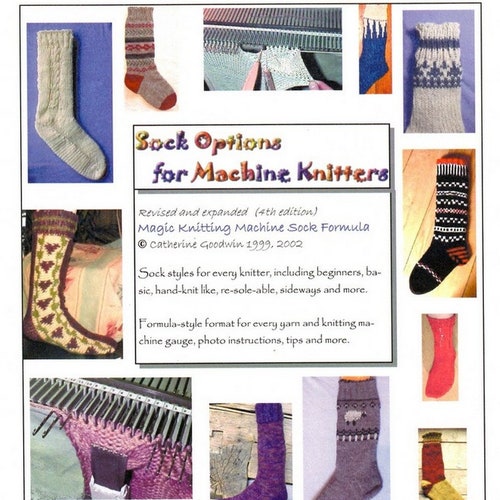 Sock Options for Machine Knitters Digital Pattern Booklet for - Etsy