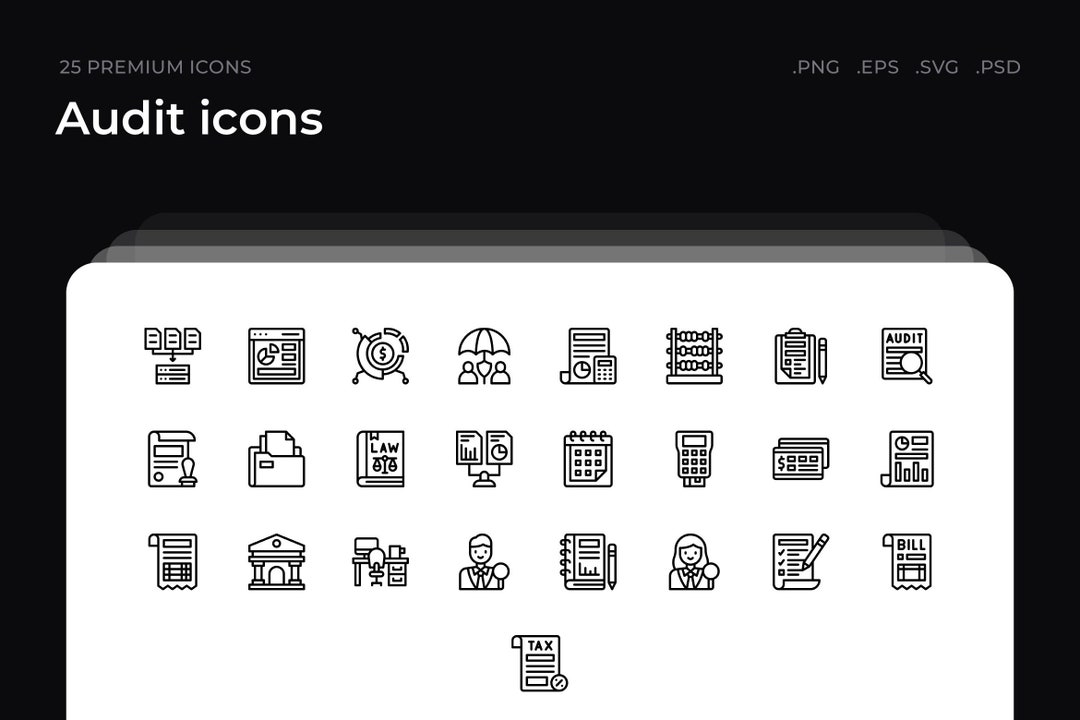 Audit Icons - Etsy