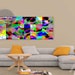 Stylish Colorful Printable Rectangle Design With Squares for Living ...
